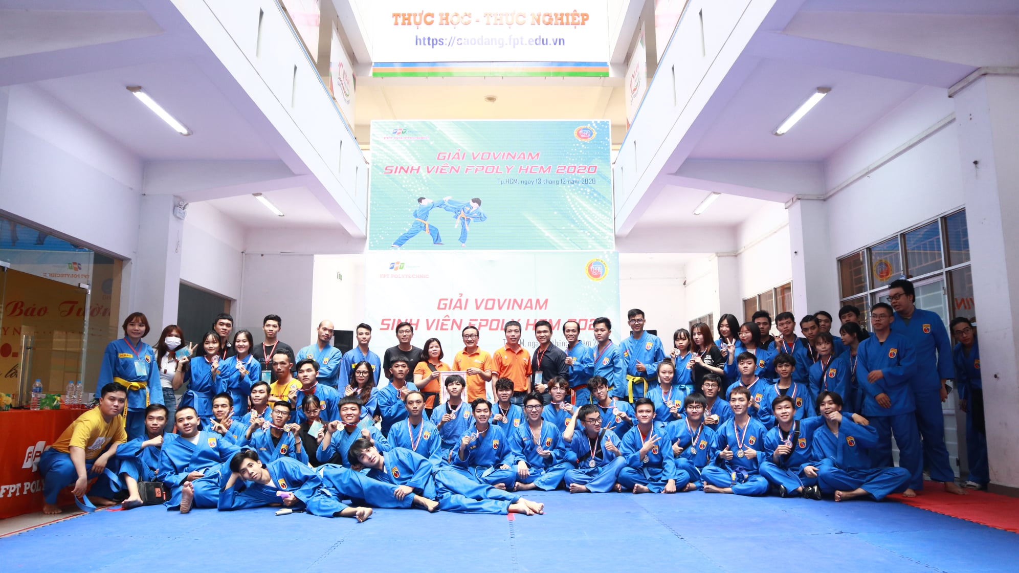 SV PTCĐ TP.HCM giành Huy chương giải Vovinam sinh viên FPoly - FPT ...